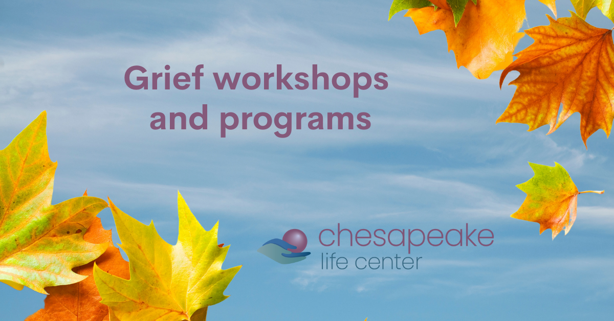 Fall grief programs for adults -- cooking, walking, yoga and more
