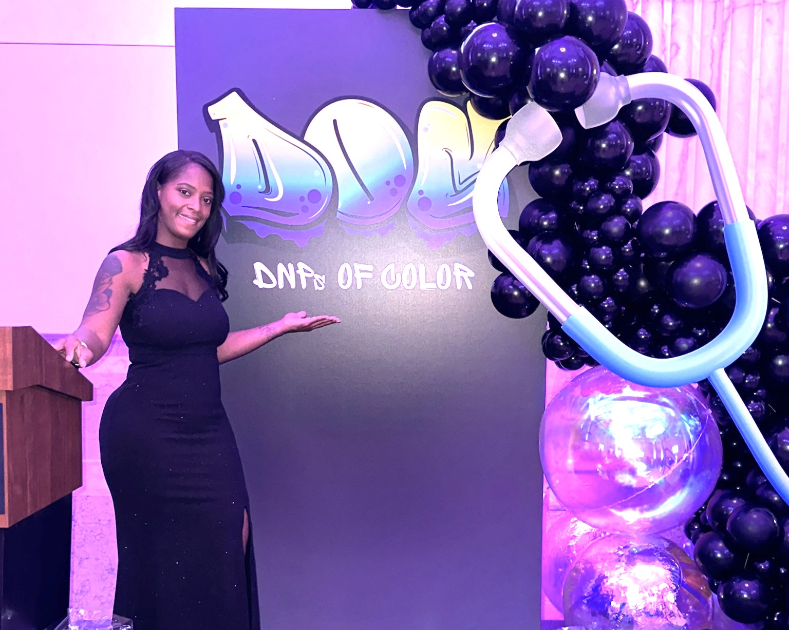 Rachel Jordan receives DNPs of Color Dr. Virginia Allen Award